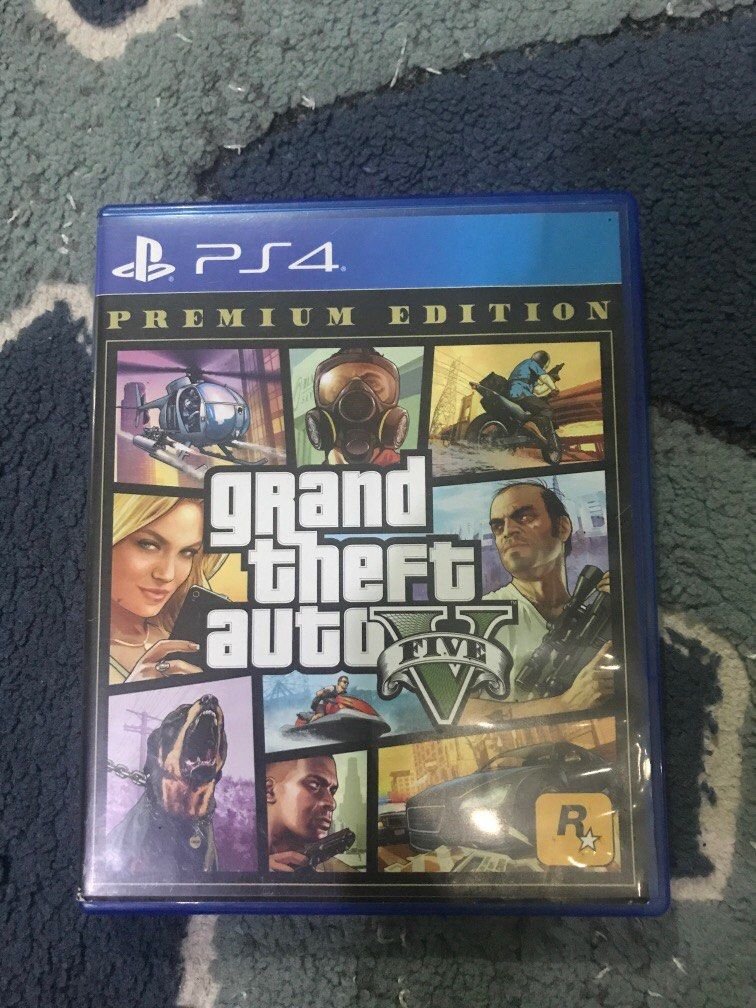 GRAND THEFT AUTO FIVE (PS4 DISC), Video Gaming, Video Games ...