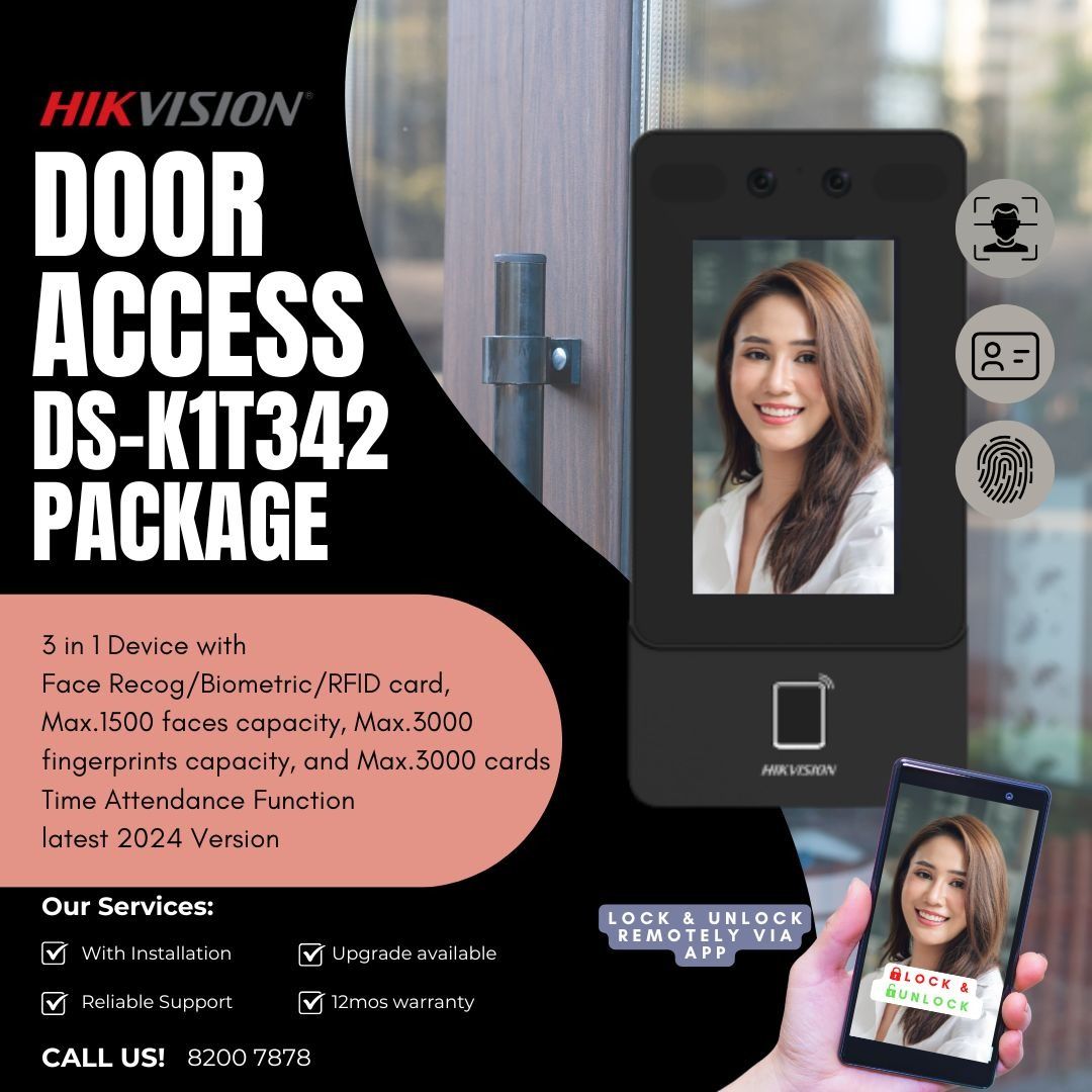 Hikvision Door Access - Single | Double Door Access System║ Biometrics ...