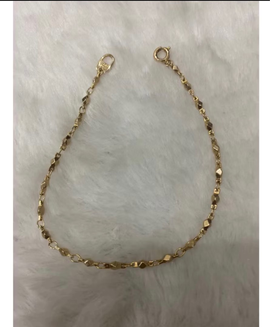 Japan Bracelet Marked Yama 18kgp 18.5 cm, Women's Fashion, Jewelry ...