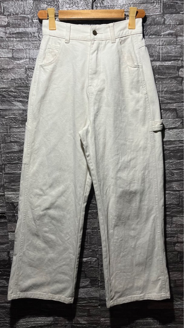 Java Carpenter Baggy Pants - Cream, Men's Fashion, Bottoms, Jeans on ...