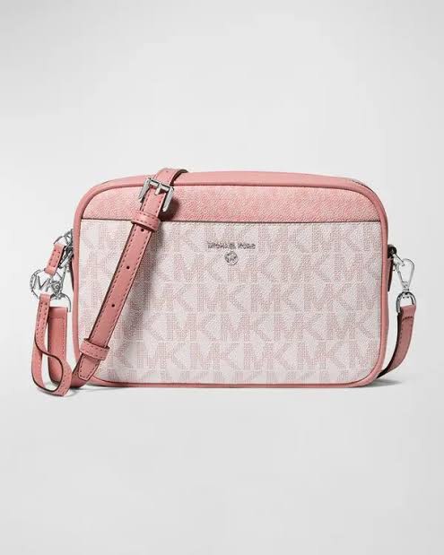 Jet Set Charm Large Monogram Crossbody Bag Michael kors prime rose ...