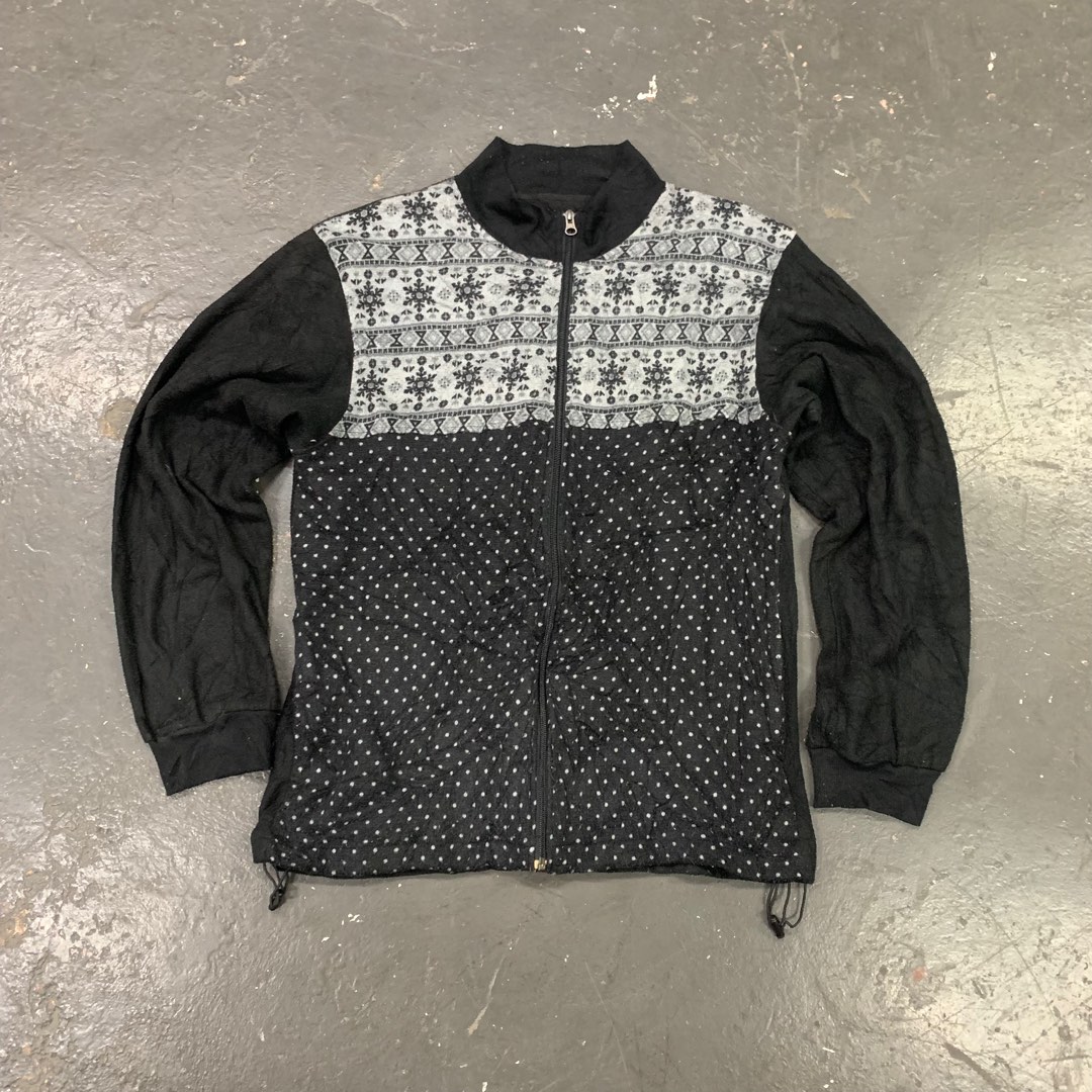 Kansai Yamamoto Snow Flake Fleece - Size : Large Condition : Almost New ...