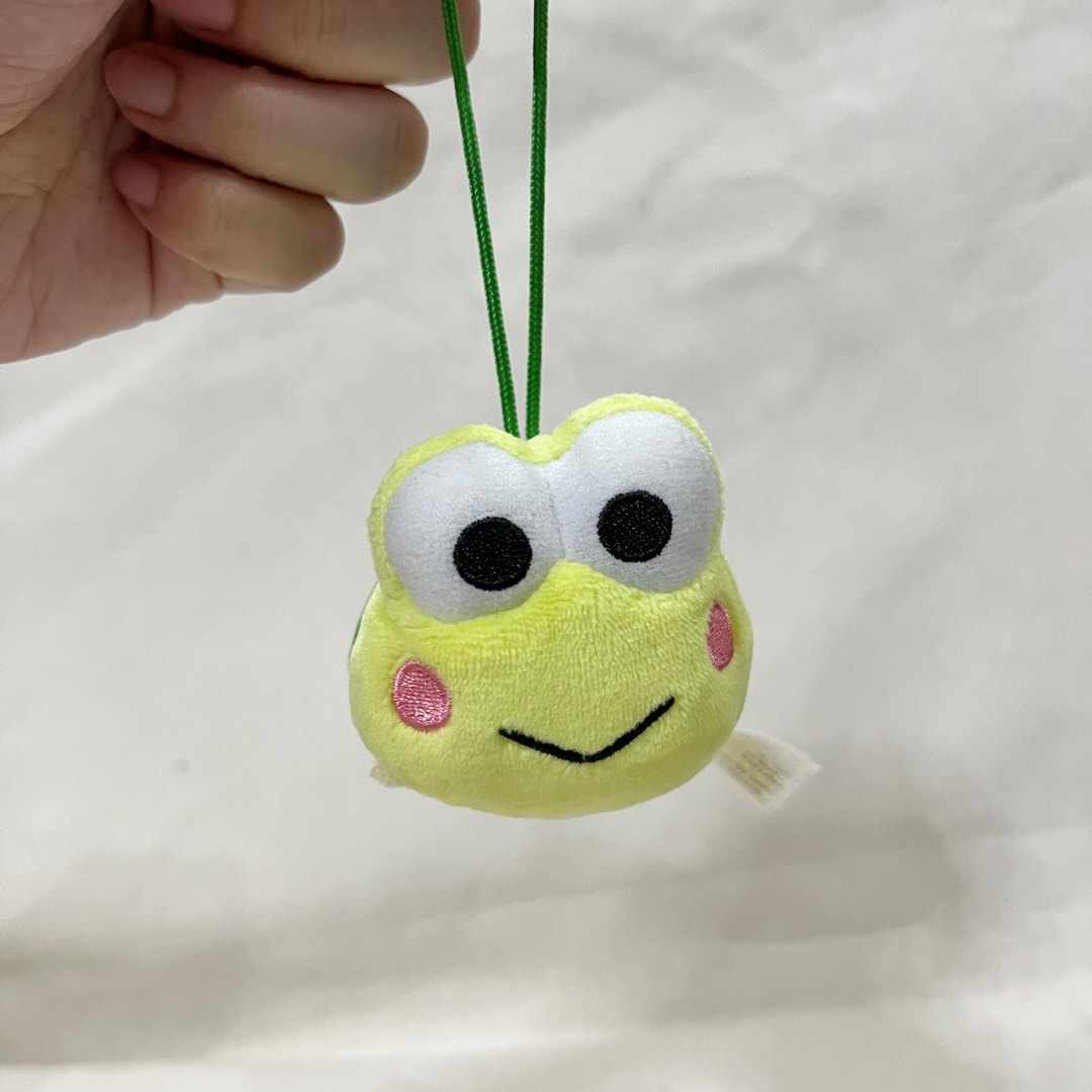 Keroppi Turtle Sanrio x 7/11 Japan Plush Charm Keychain, Hobbies & Toys ...