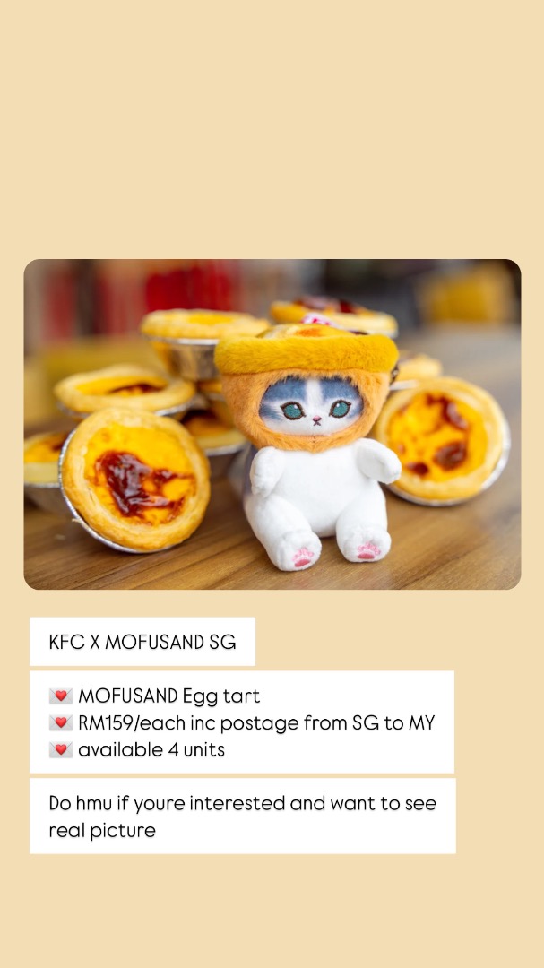KFC x MOFUSAND SG, Hobbies & Toys, Toys & Games on Carousell