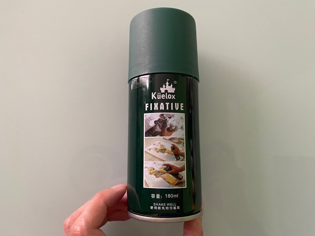 Kuelox Fixative Spray 180 ml, Hobbies & Toys, Stationary & Craft, Art ...