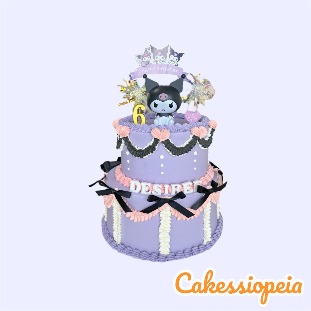 Kuromi Design Cake/Birthday Cake/Customised Cake, Food & Drinks ...