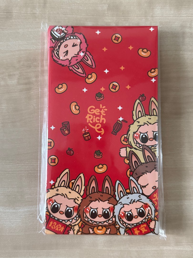 Labubu ang bao / red packet, Hobbies & Toys, Stationery & Craft ...