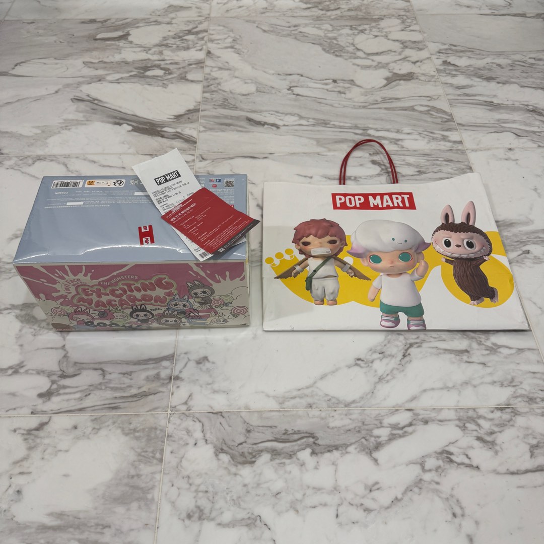 Labubu Exciting Macaron Full Set Official Pop Mart, Hobbies & Toys ...