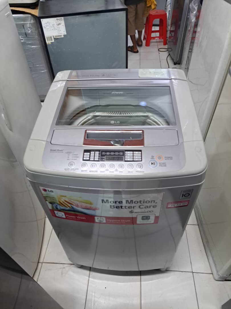 LG 10kg full autocratic washing machine one month warntey ada, TV ...