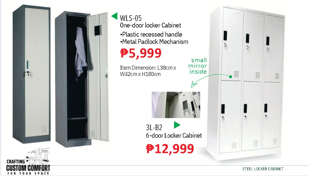 LOCKERS AND CABINET - HOME AND OFFICE FURNITURE STORAGE, Furniture ...