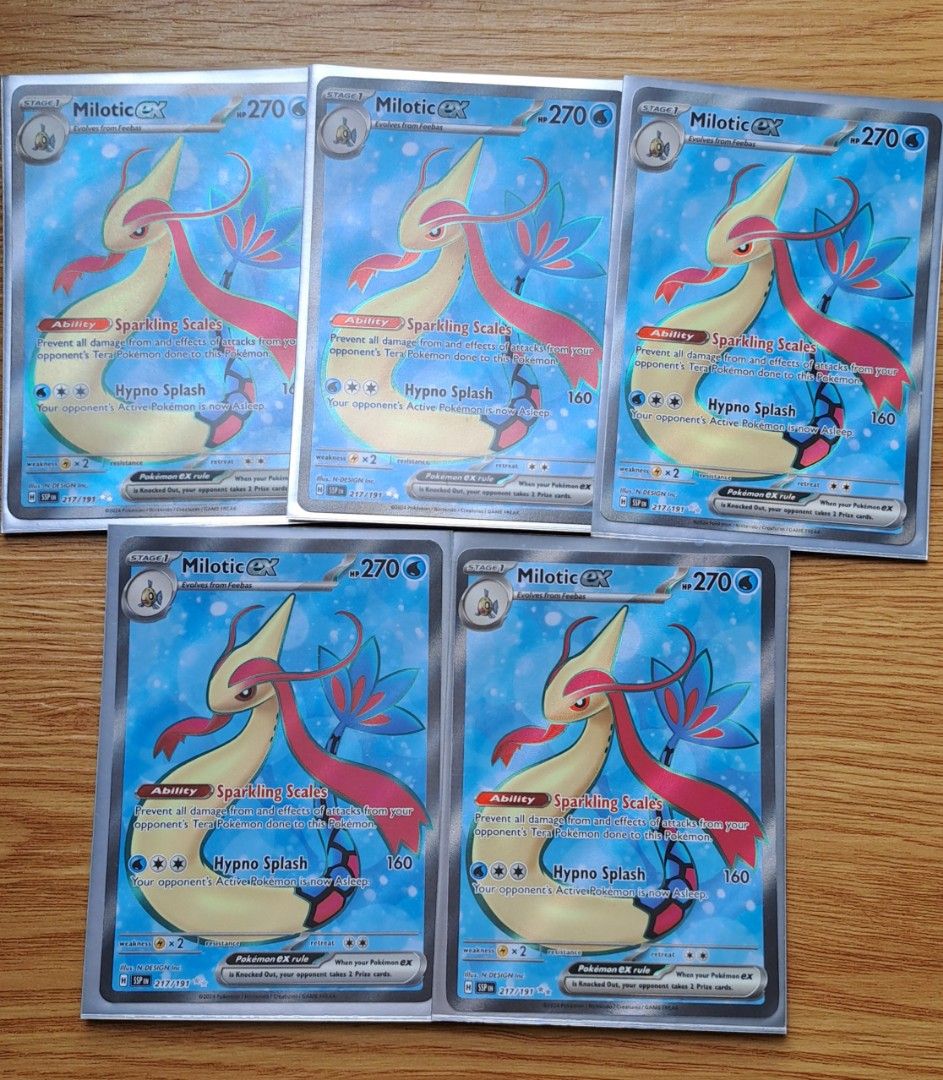 Milotic EX Full Art Surging Sparks Pokemon Pokémon Cards, Hobbies ...