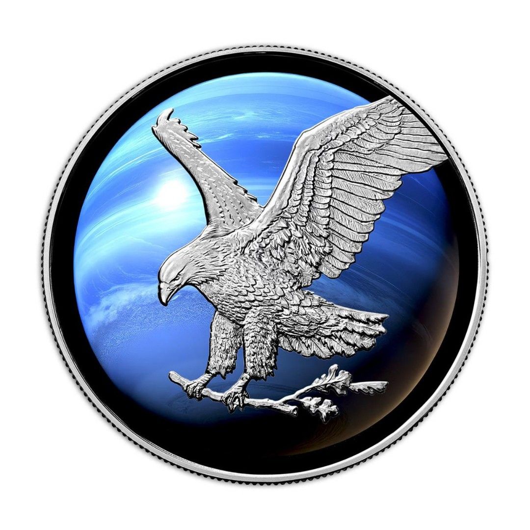 NEPTUNE LIBERTY Planets of the Solar System Walking Liberty Eagle 1 Oz ...