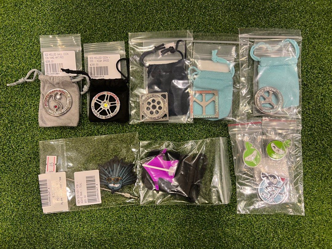 NEW 2025 Scotty Cameron Milled Coin & Ball Marker (SSS) & Key Fob (100% ...
