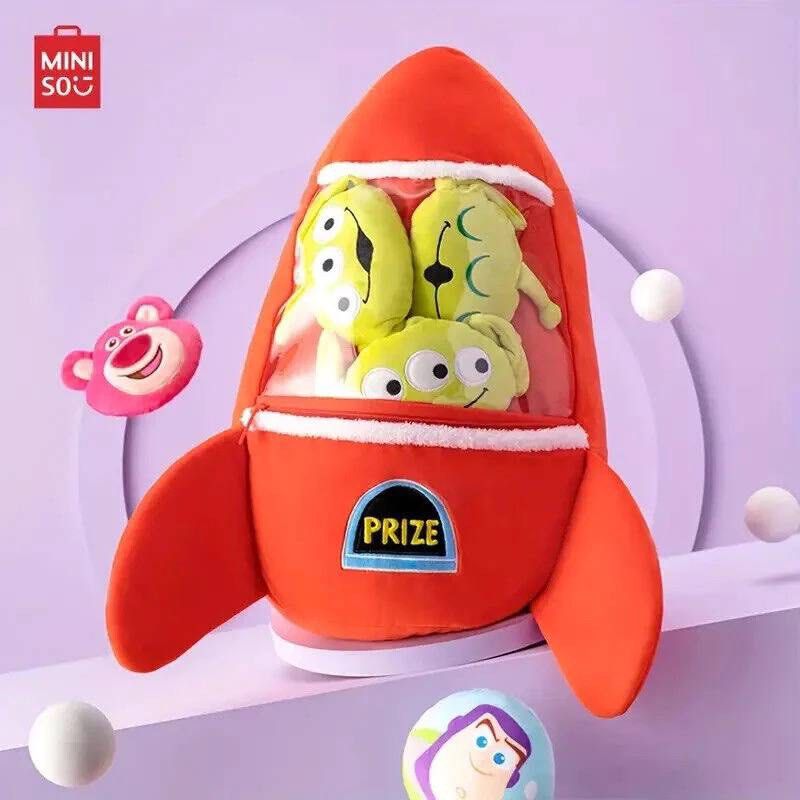 [NEW] Disney X Miniso Pixar Toy Story Alien Rocket Pillow Plush Stuffed ...