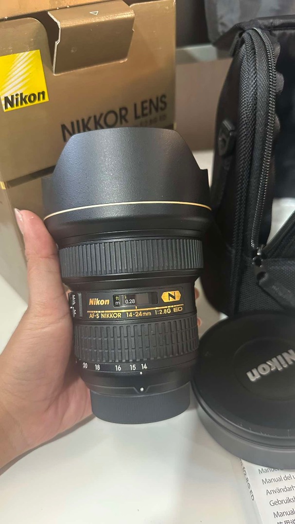 nikkor lens 14-24 mm ED nano, Photography, Lens & Kits on Carousell