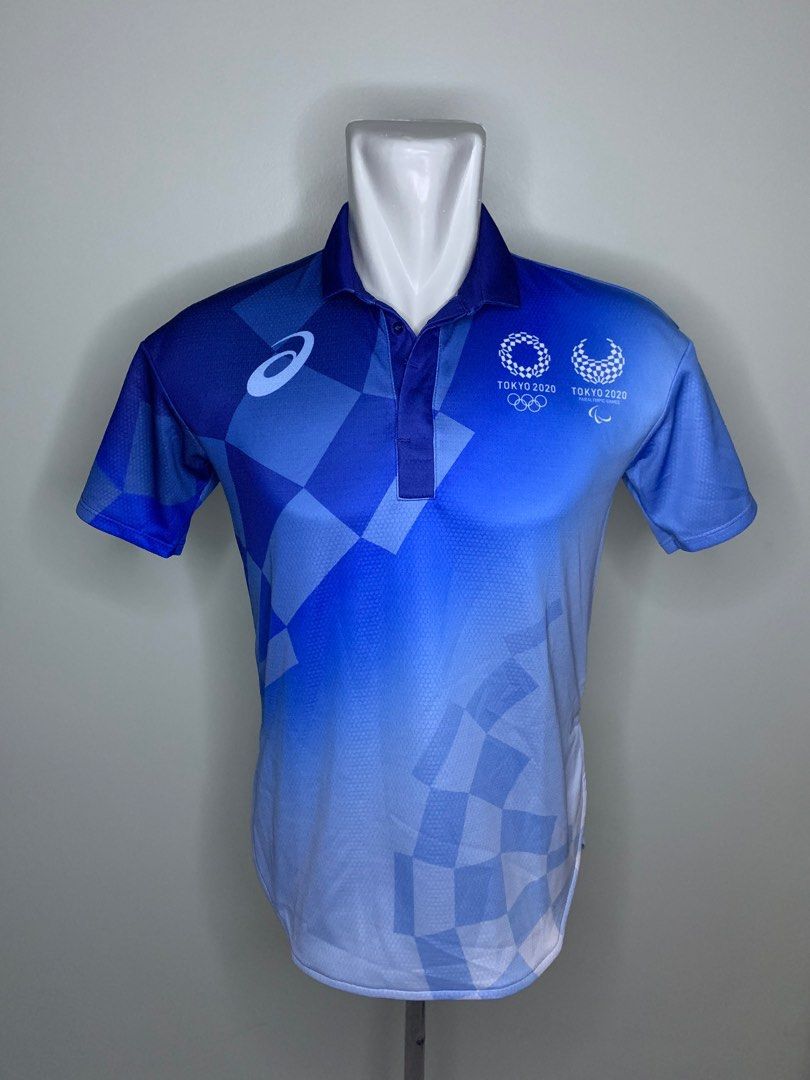 Olympic Tokyo 2020 Asics Volunteer Uniform Polo Shirt S, Men's Fashion ...