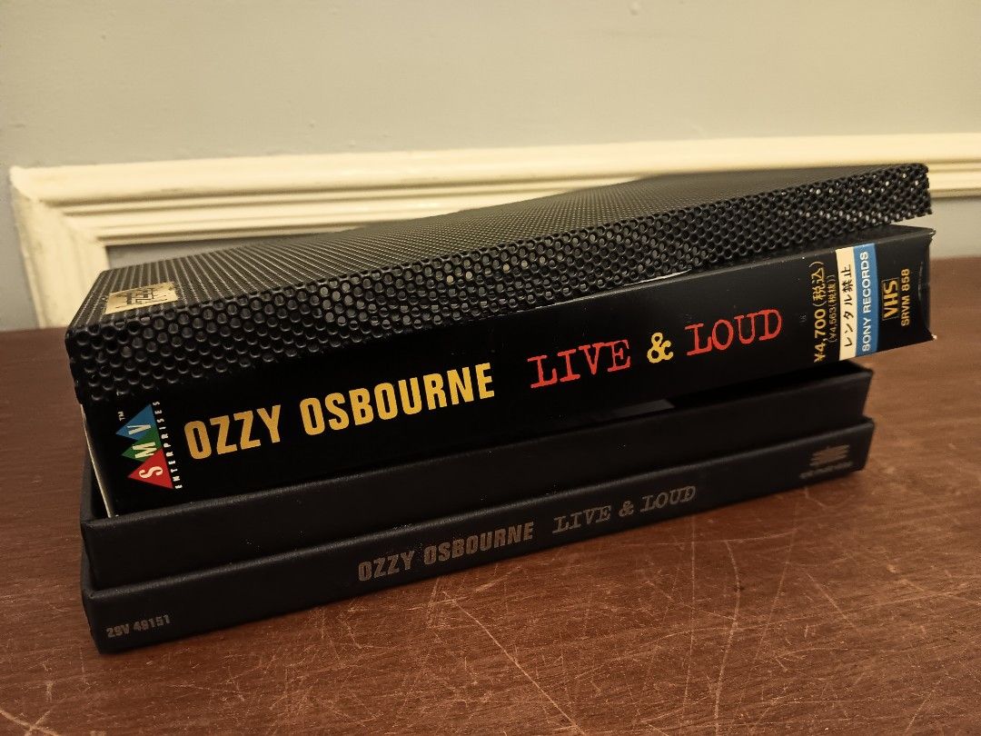 Ozzy Osbourne VHS Video Tape, Hobbies & Toys, Music & Media, CDs & DVDs ...