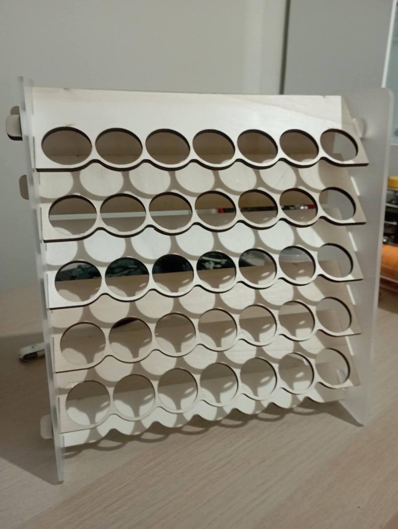 Paint bottle rack organizer 35 holes, Hobbies & Toys, Stationary ...
