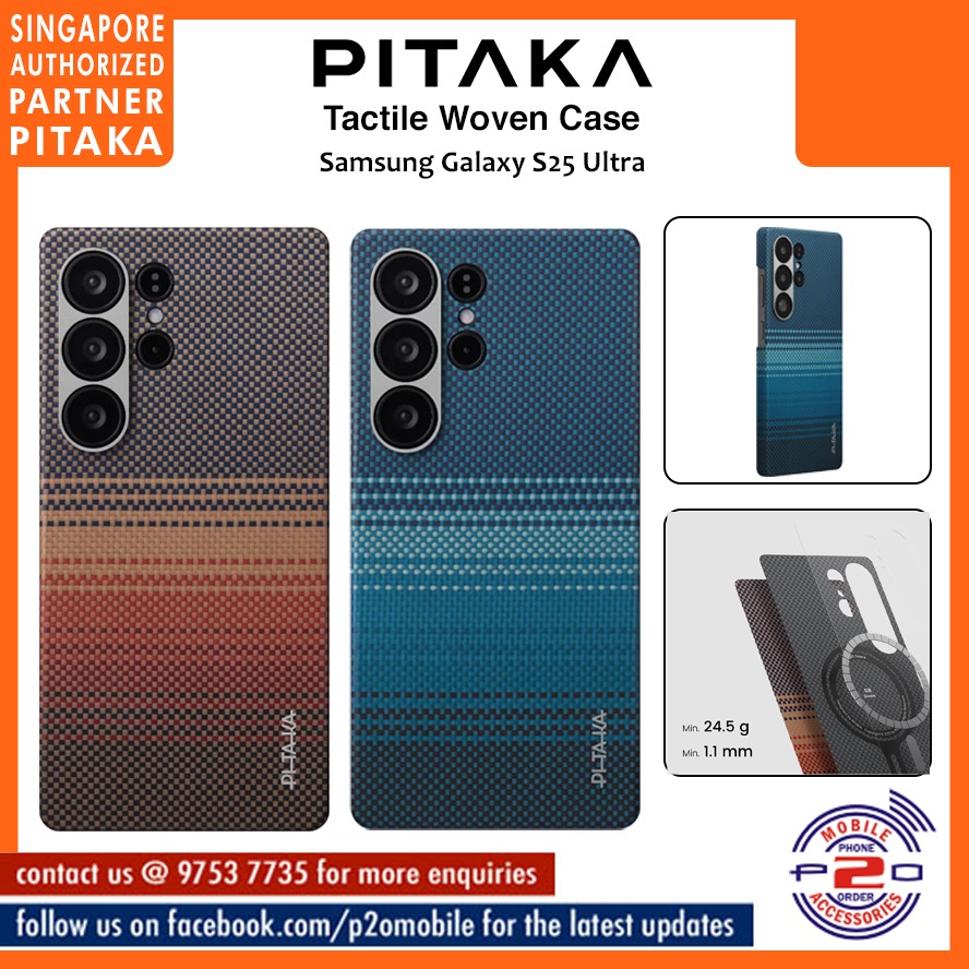 Pitaka Tactile Woven case for Samsung Galaxy S25 Ultra, Mobile Phones ...