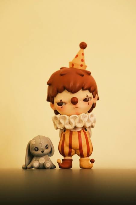 Hirono Sad Clown, Hobbies & Toys, Toys & Games on Carousell