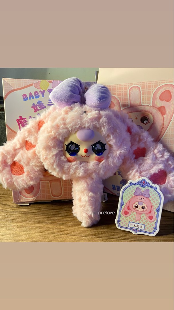 (READY) Baby Three Bb3 Mirror - Pink Mata Nangis, Toys & Collectibles, Mainan di Carousell