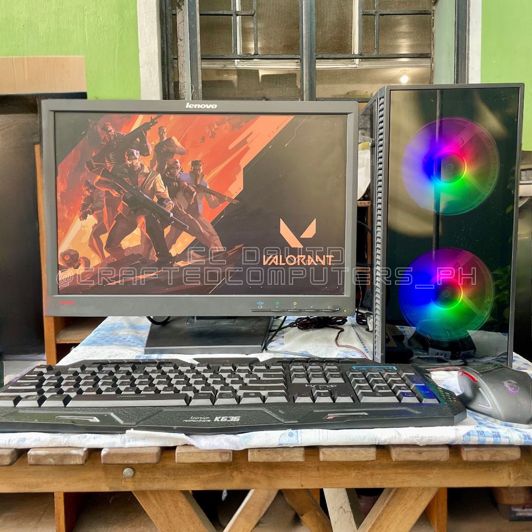 Ryzen 2200G Gaming Desktop PC Complete Set | Monitor/Keyboard/Mouse ...