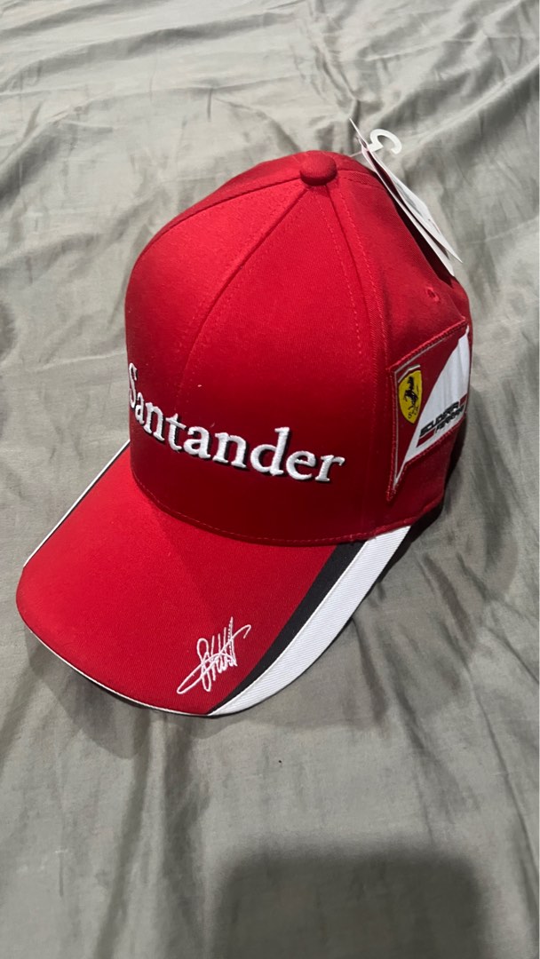 Sebastian Vettel Ferrari F1 Cap, Men's Fashion, Watches & Accessories ...