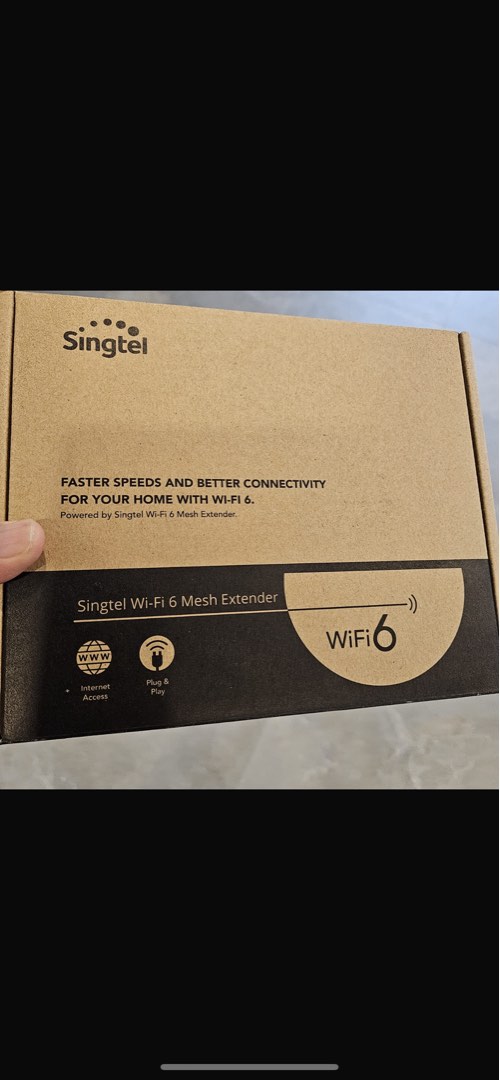 Singtel Wi-FI 6 Mesh Extender, TV & Home Appliances, Electrical ...