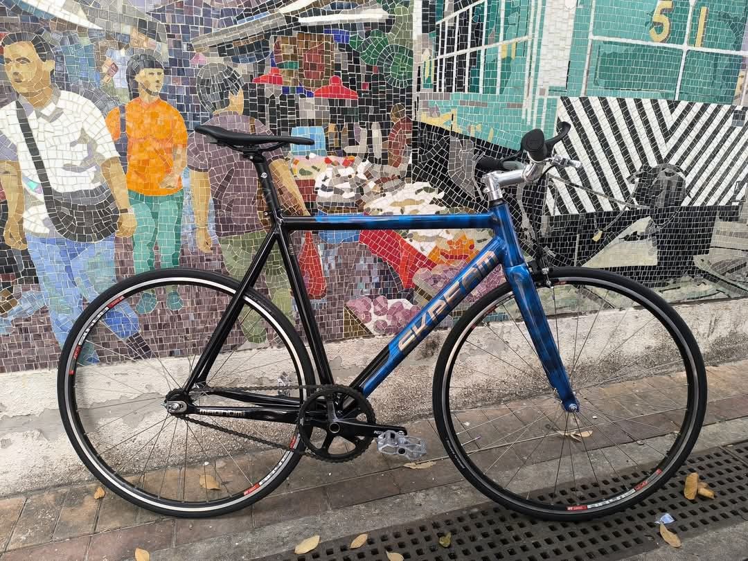 Skream Magnum24 Smokey Blue Limited Edition Framset 淨車架 #梗牙 #Fixie # ...