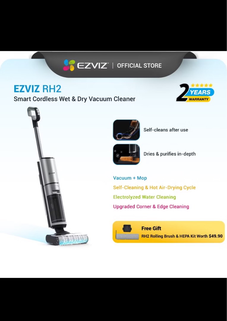 Smart Cordless Wet & Dry Vaccum Cleaner, TV & Home Appliances, Vacuum ...