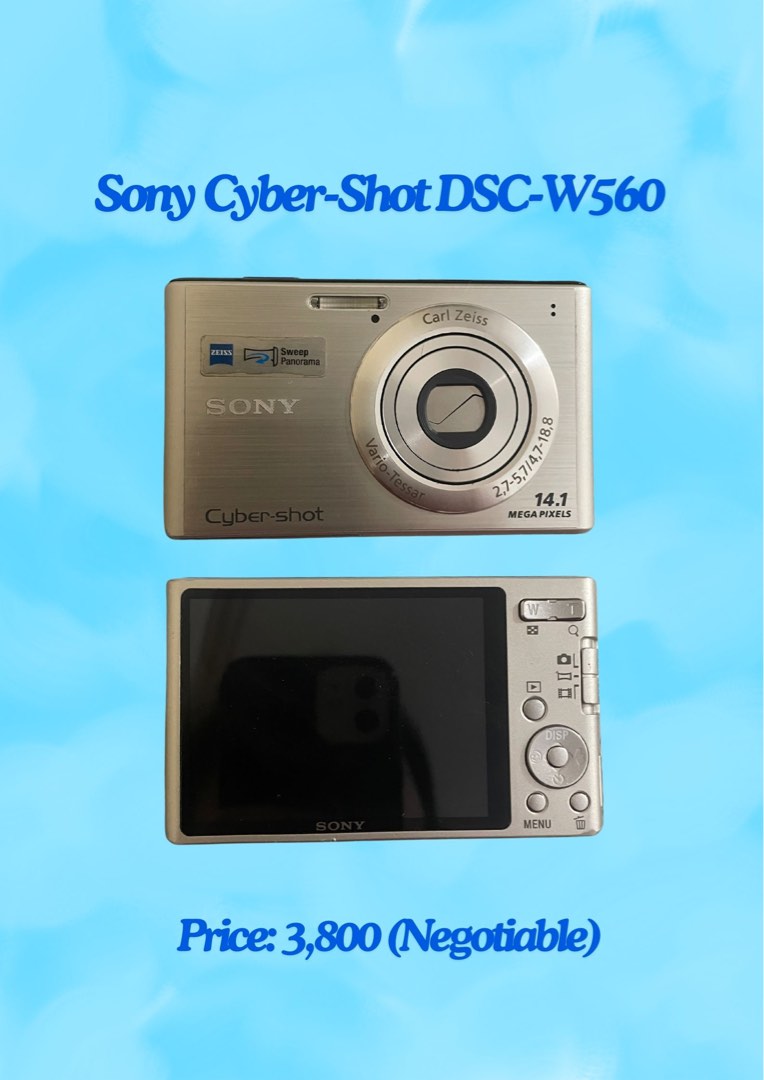 Sony Cyber-Shot DSC-W560, Photography, Cameras on Carousell