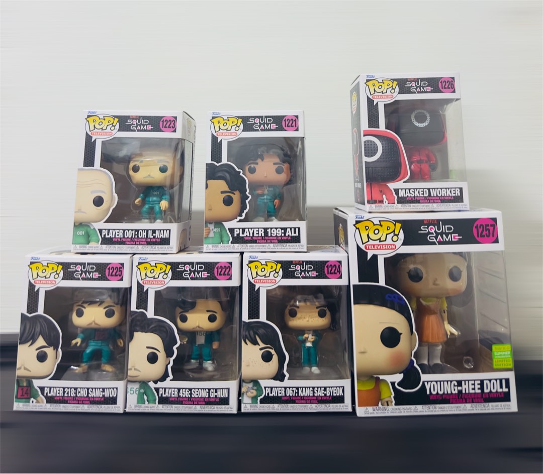 Squid Game Funko Pops Lot Season 1, Hobbies & Toys, Toys & Games on ...