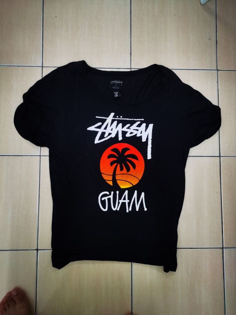 STUSSY GUAM SHIRT, Women's Fashion, Tops, Shirts on Carousell