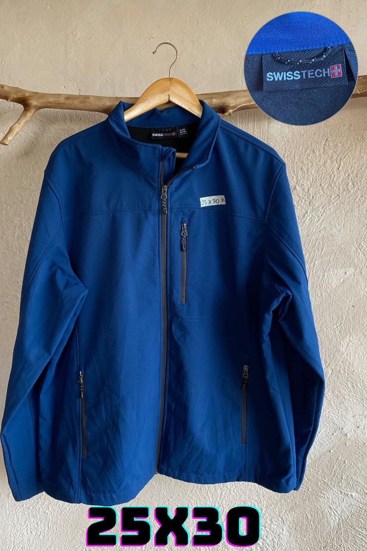 Swiss Tech Jacket, Men's Fashion, Coats, Jackets and Outerwear on Carousell