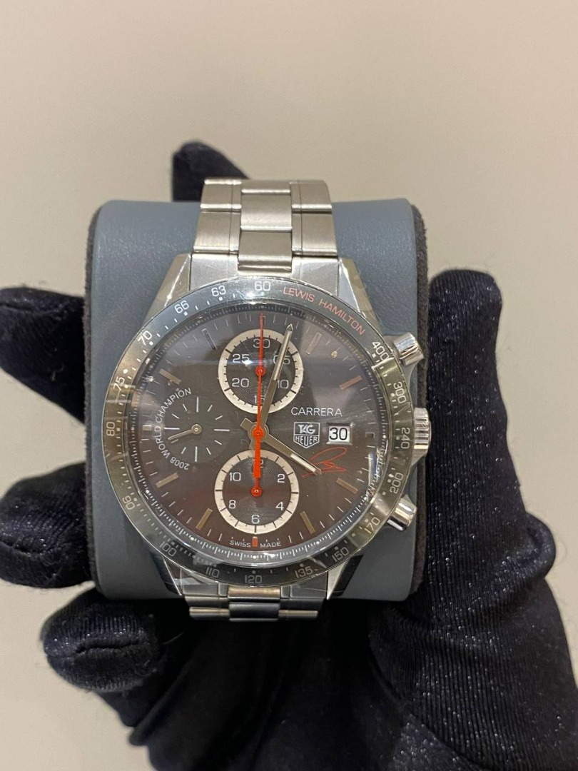 TAG HEUER CARRERA MCLAREN LIMITED EDITION CHRONOGRAPH REF CV201M GREY ...