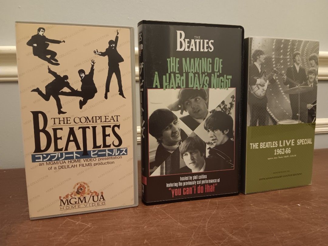 The Beatles VHS Video Tape, Hobbies & Toys, Music & Media, CDs & DVDs ...