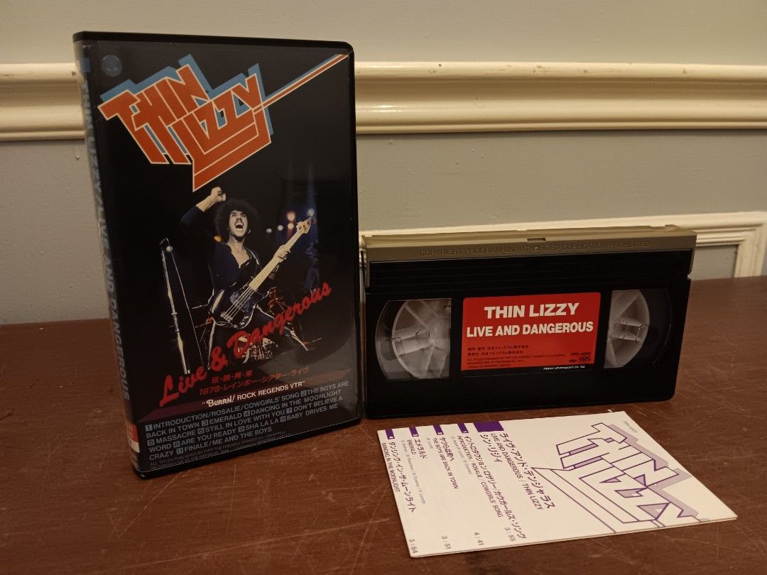 Thin lizzy VHS Video Tape, Hobbies & Toys, Music & Media, CDs & DVDs on ...