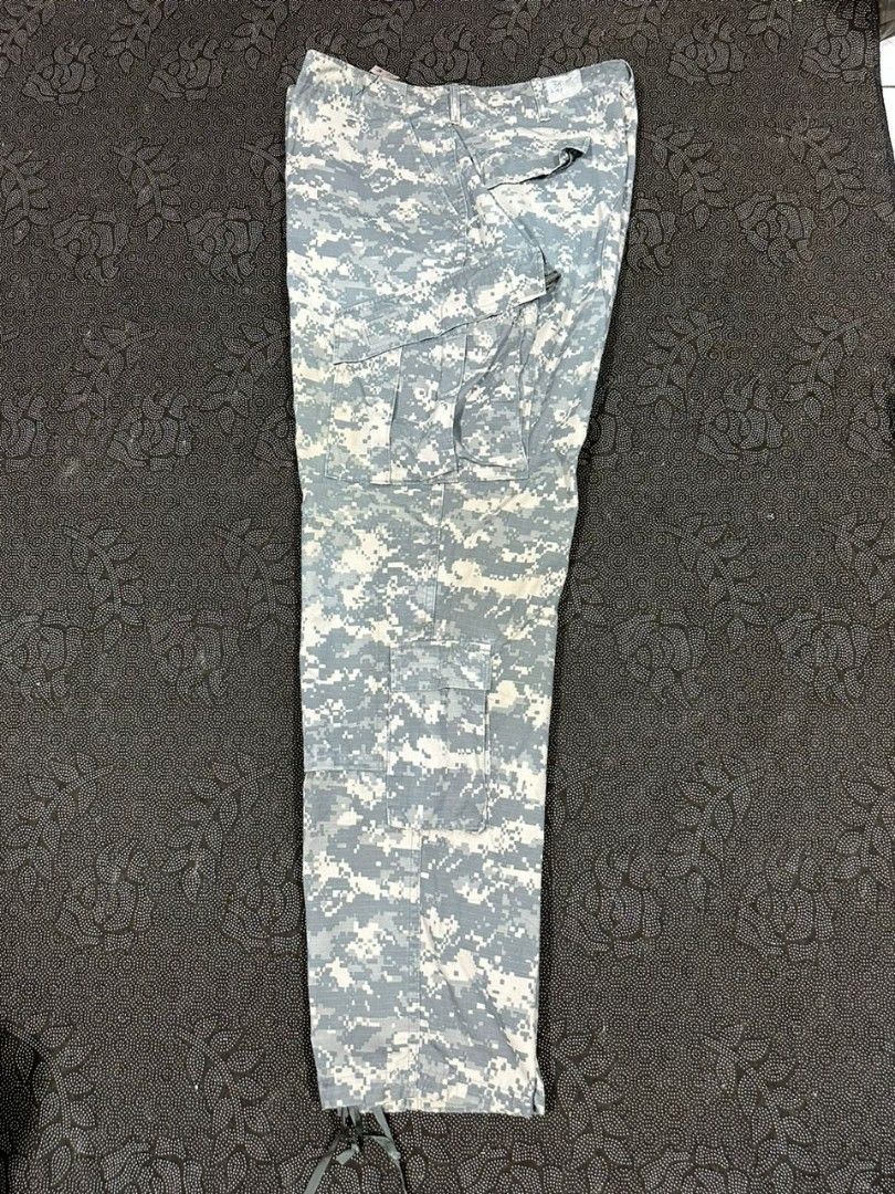 Trouser Combat ACU us army digital camo pants, Men's Fashion, Bottoms ...