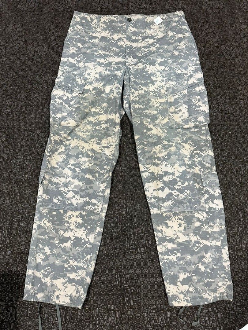 Trouser Combat ACU us army digital camo pants, Men's Fashion, Bottoms ...