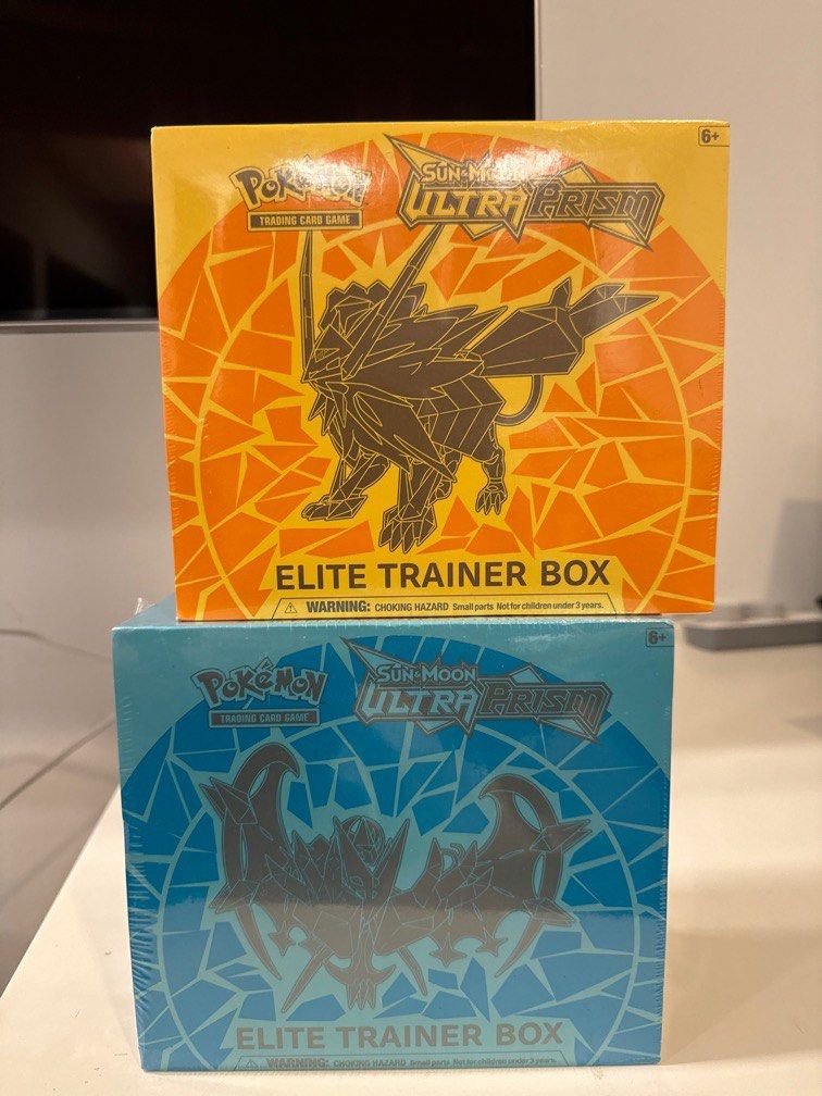 Ultra prism elite trainer box etb dawn wings & necrozma yellow & blue ...