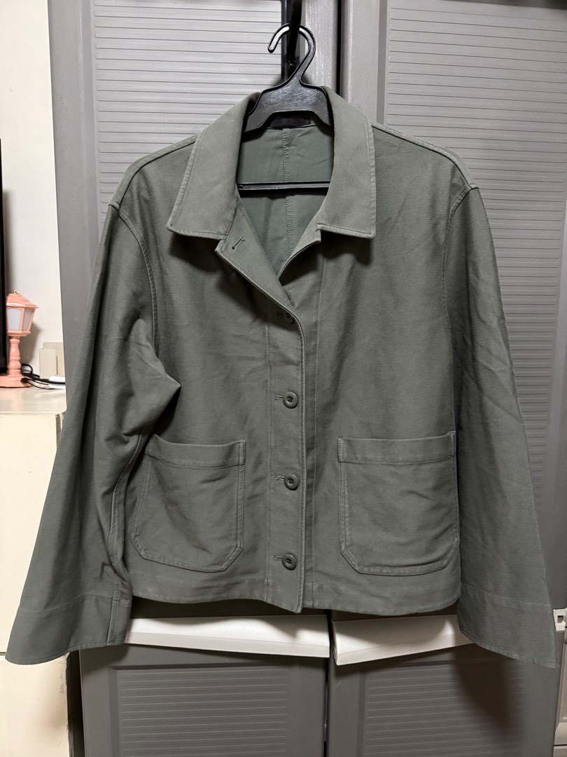 Uniqlo Relaxed Jacket, Women's Fashion, Coats, Jackets and Outerwear on ...