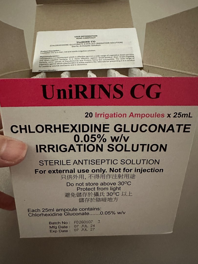 UniRINs CG antiseptic solutin, Beauty & Personal Care, Sanitisers ...