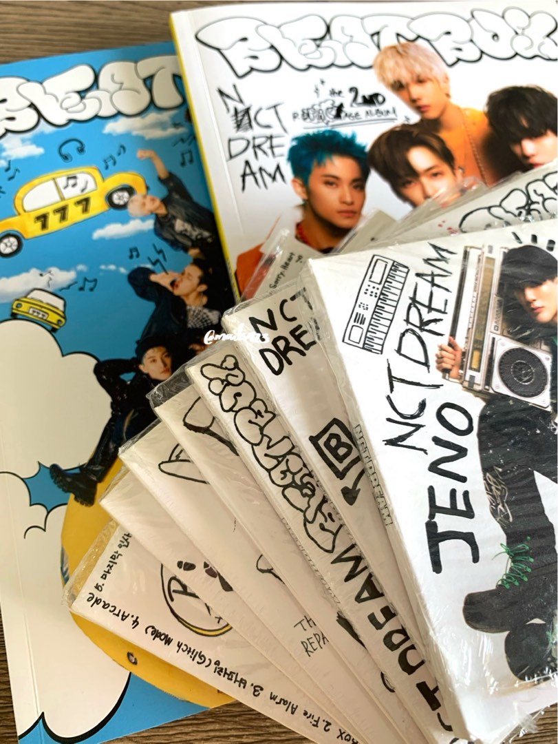 Unsealed Official NCT Dream Beatbox Albums Set (Photobook & Digipack ...