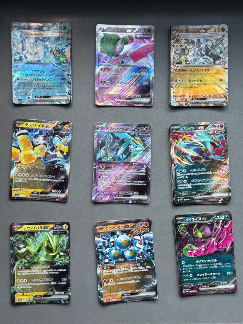 Wellspring Mask Ogerpon ex Iron Hands ex Iron Thorns ex Iron Valiant ex ...