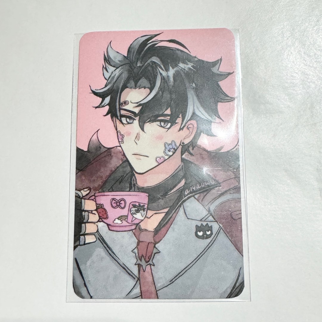 Wriothesley genshin impact photocard poca cards pink mihoyo hoyoverse ...