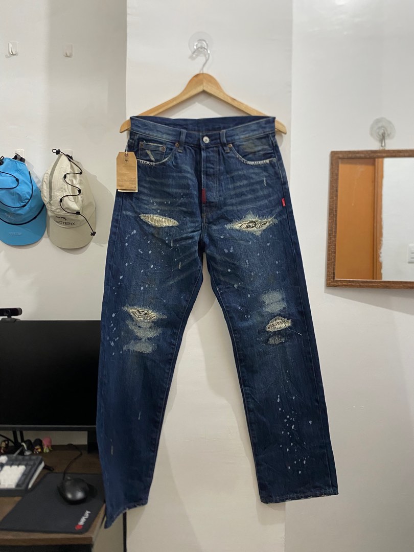WTAPS S/S 08 TRASH 3 "EXTREME PREJUDICE" TRASH DENIM JEANS, Men's ...