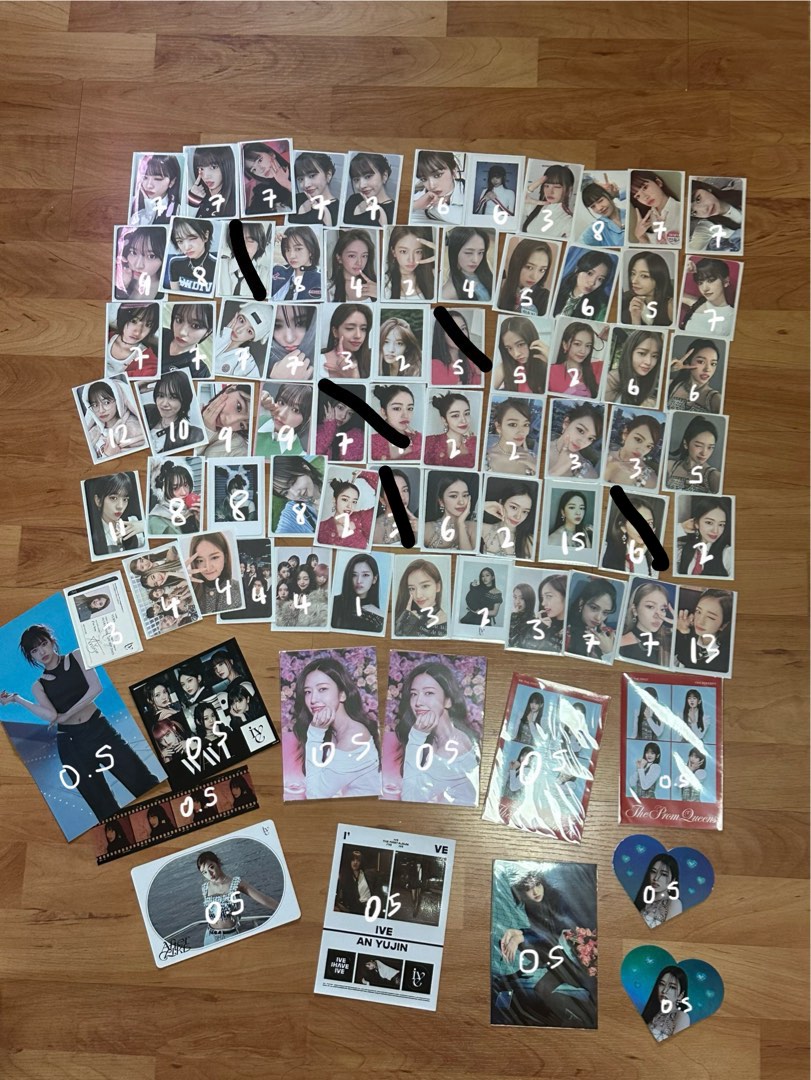 wts selling lfb clearance ive yujin wonyoung rei liz leeseo gaeul photocards pc eleven afterlike ...