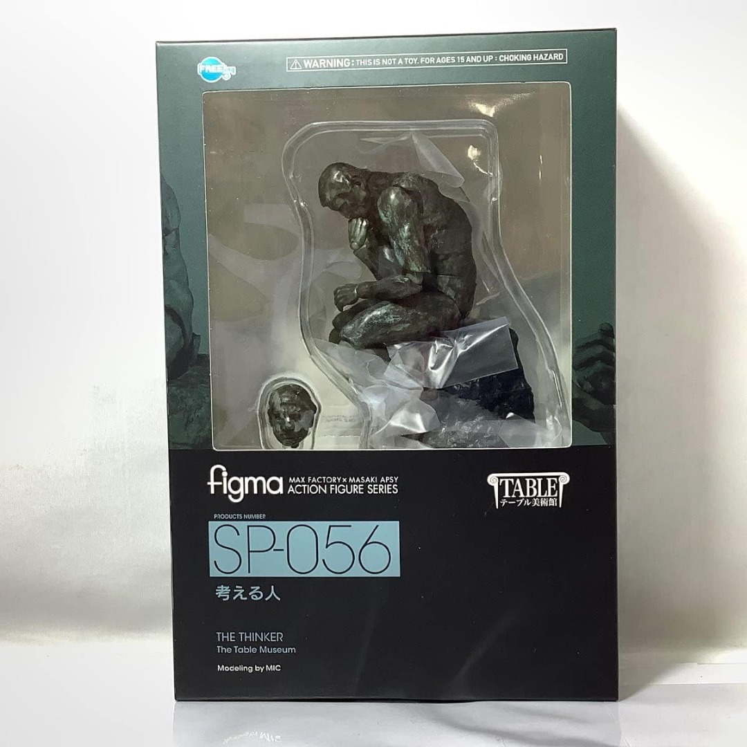 全新 日版 沉思者 The Thinker figma 桌子美術館 14cm Action Figure Max Factory, 興趣及遊戲, 玩具 & 遊戲類 - Carousell
