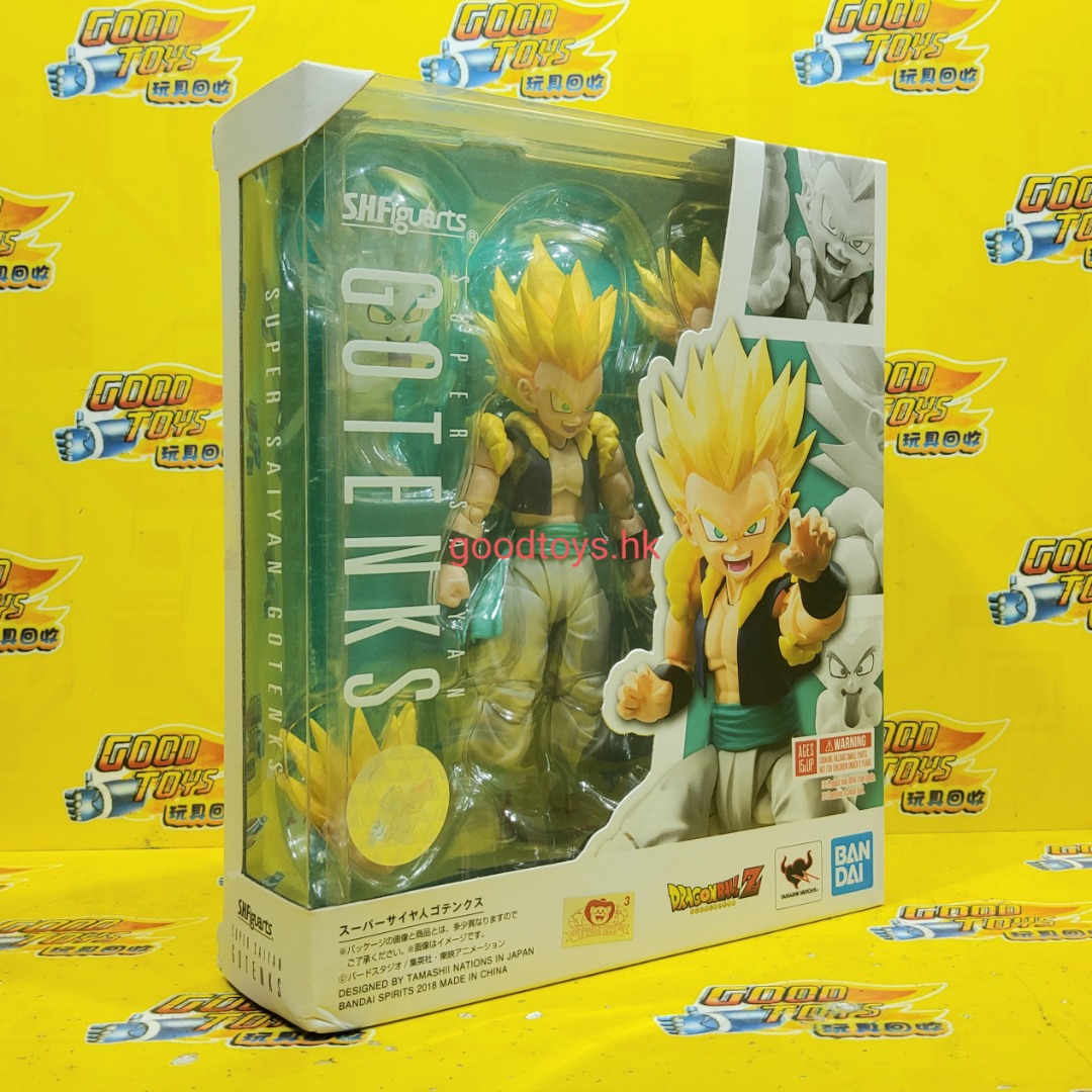 中古已開封 BANDAI SHF DRAGONBALL Z SUPER SAIYAN GOTENKS 龍珠Z 超級撒亞人 悟天格斯, 興趣及 ...