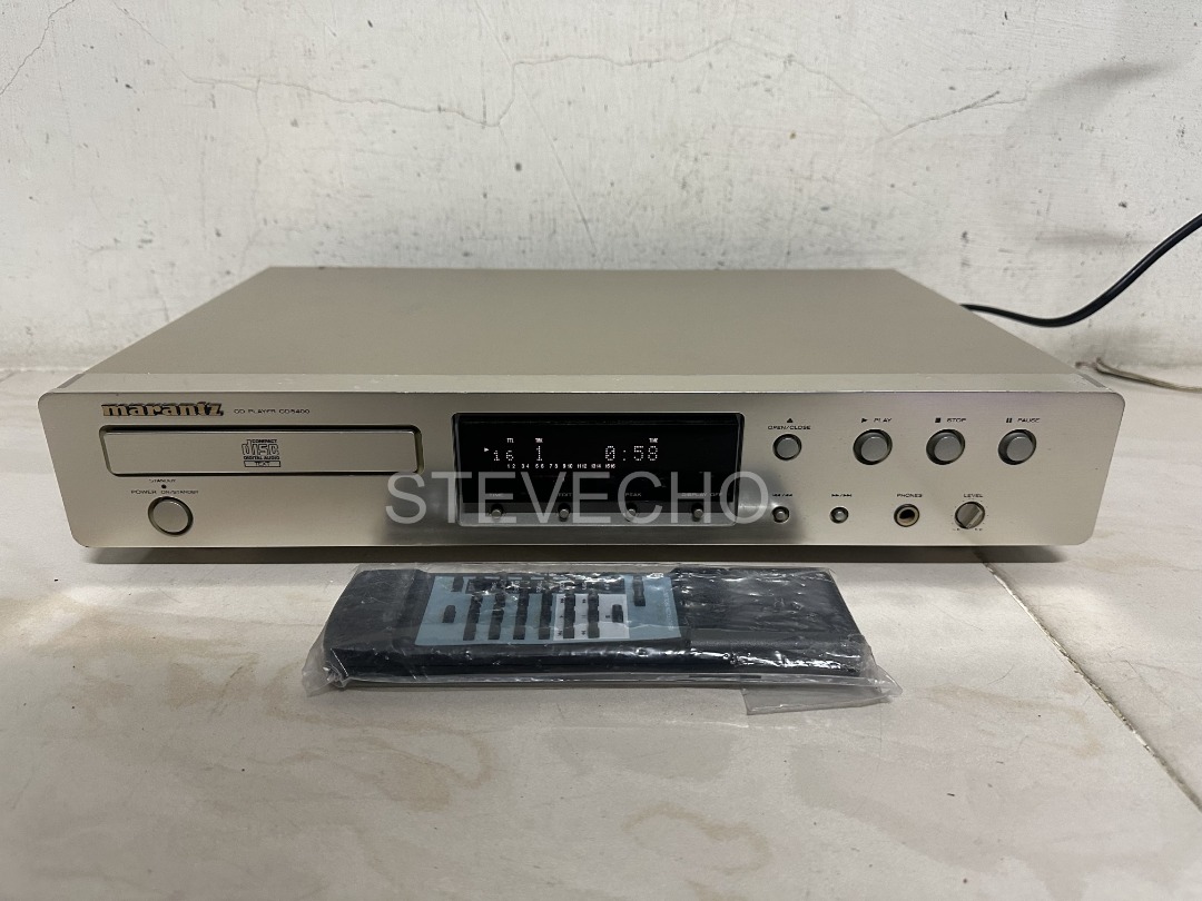 日本 Marantz CD5400 CD 唱盤 同軸/類比/光纖輸出 雷舌頭剛更新 含遙控器, 耳機及錄音音訊設備, 音樂播放裝置 MP3及 ...